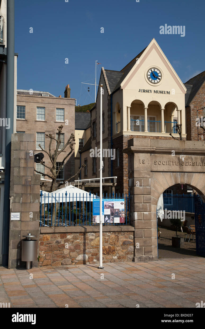 The Jersey Museum at St Helier Stock Photo - Alamy