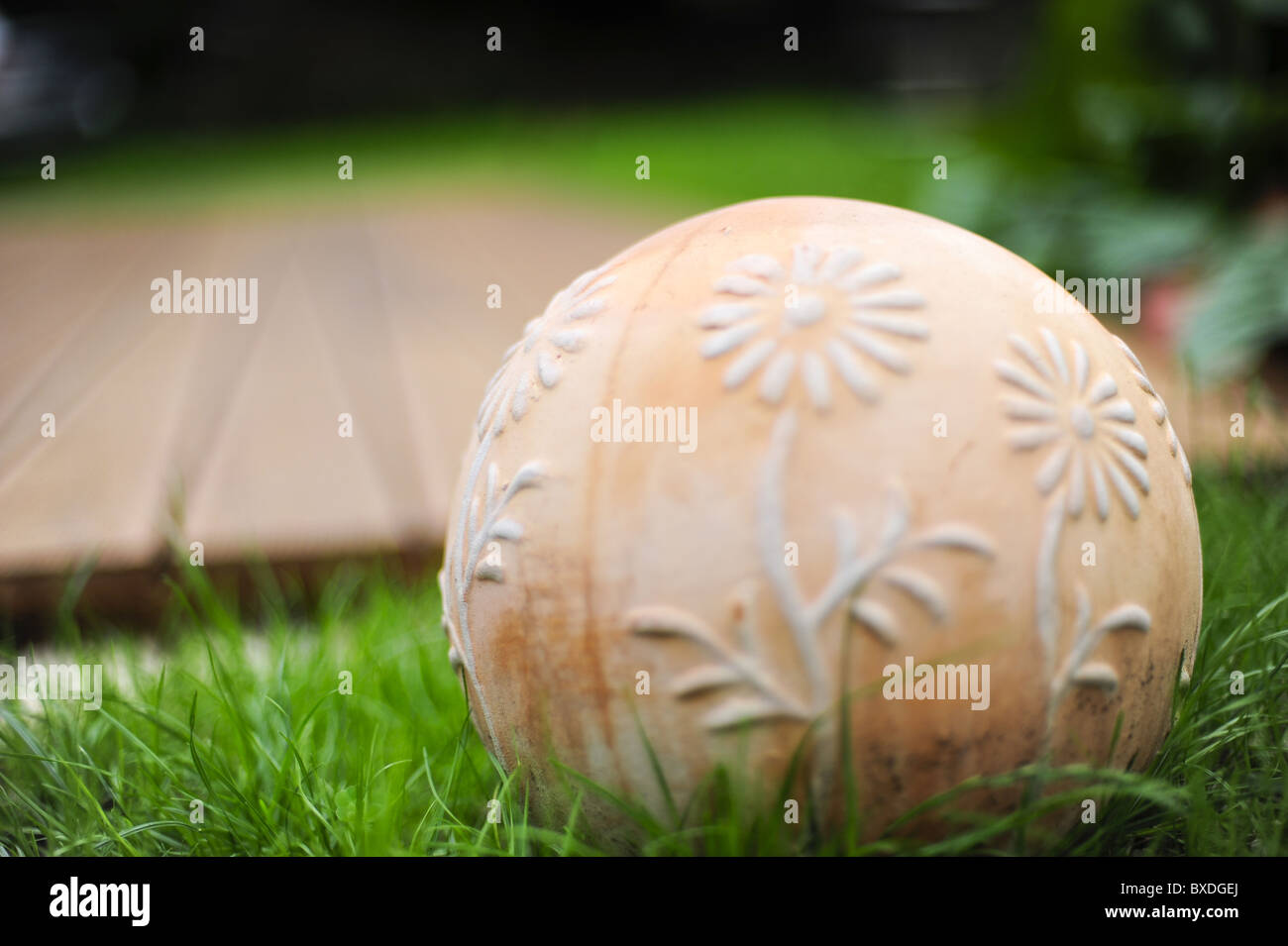 garden sphere, terra cotta Stock Photo - Alamy