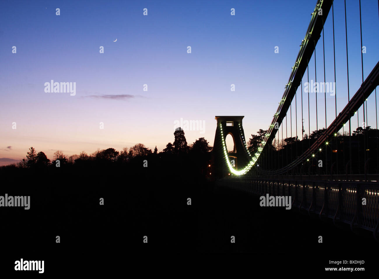 Crescent moon bridge hi-res stock photography and images - Alamy