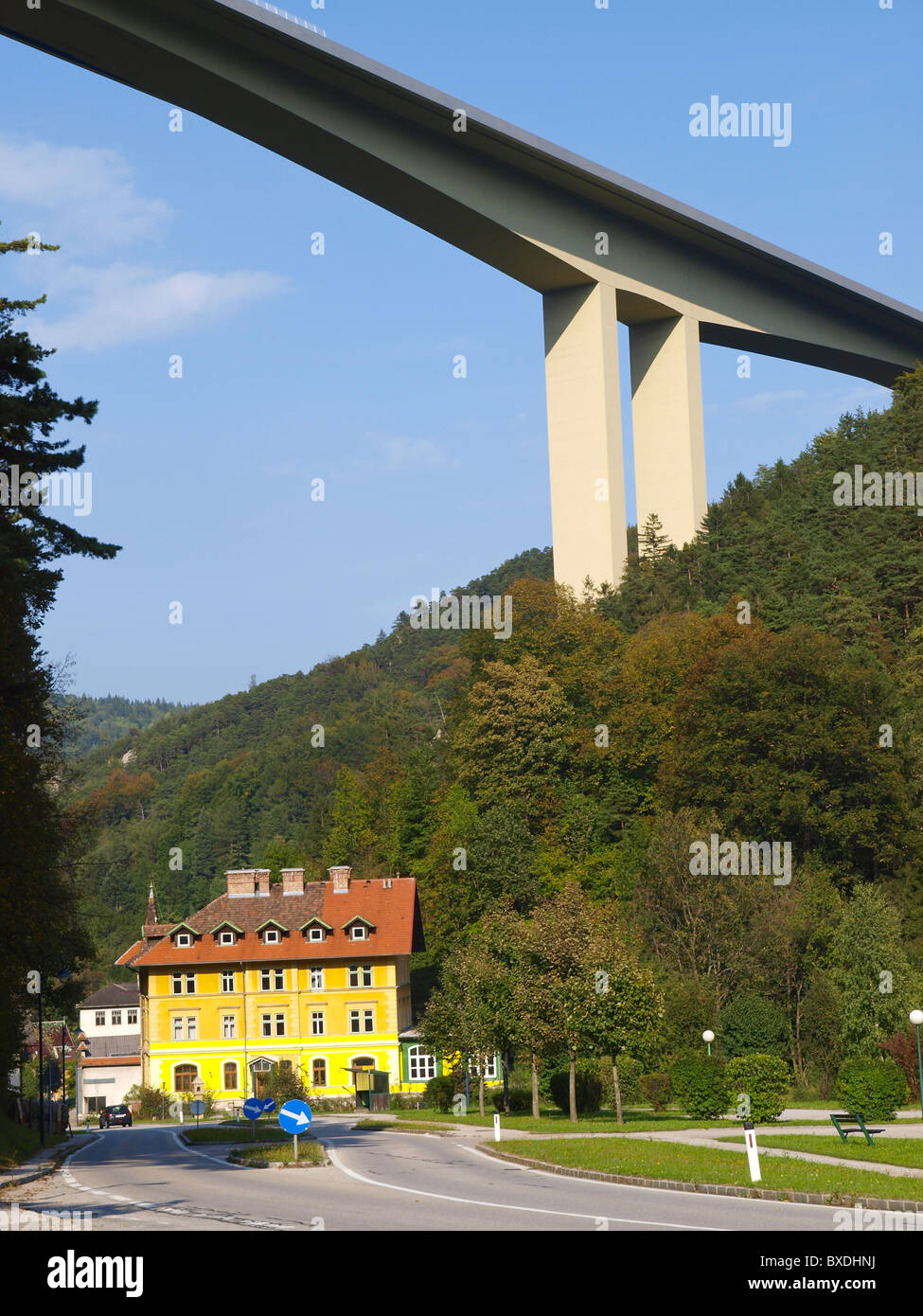 highway bridge S6 Semmering Stock Photo - Alamy