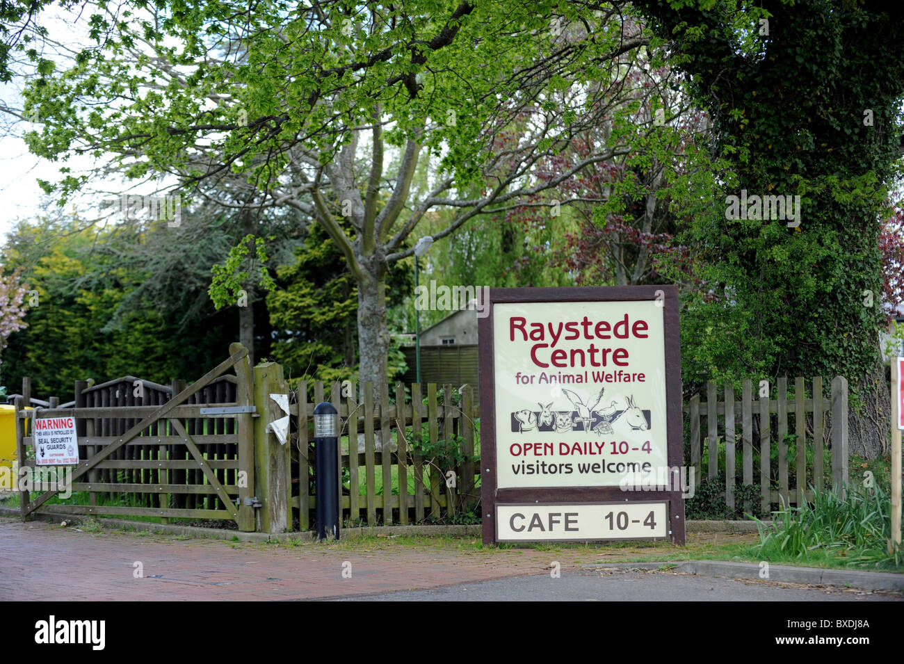 Entrance to the Raystede Centre for Animal Welfare in Ringmer East ...