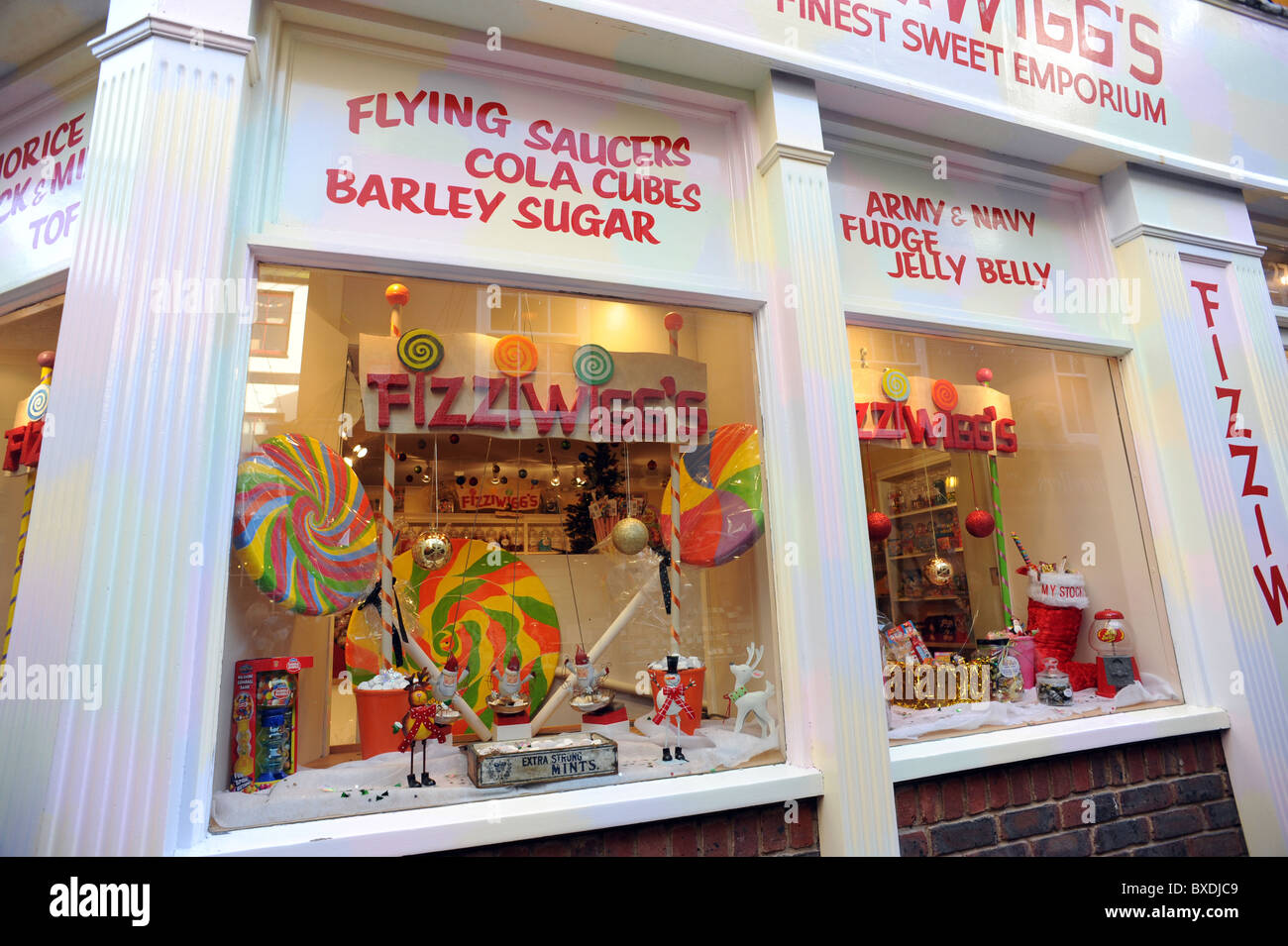 Colourful sweet shop window in the Lanes in Brighton Stock Photo - Alamy