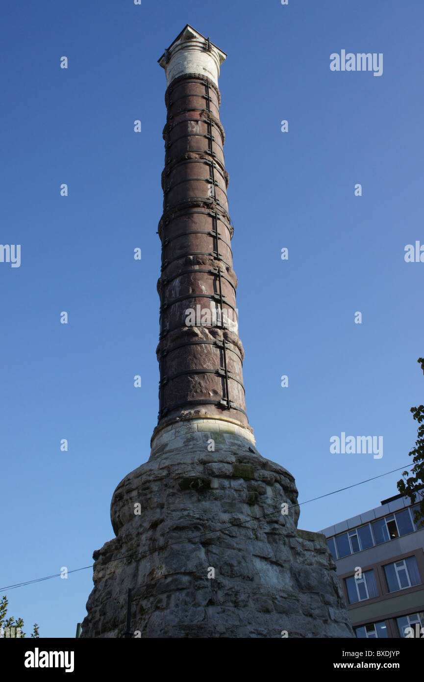 Column of Constantine, or 'Burnt Column' (Çemberlitaş sütunu) is a ...