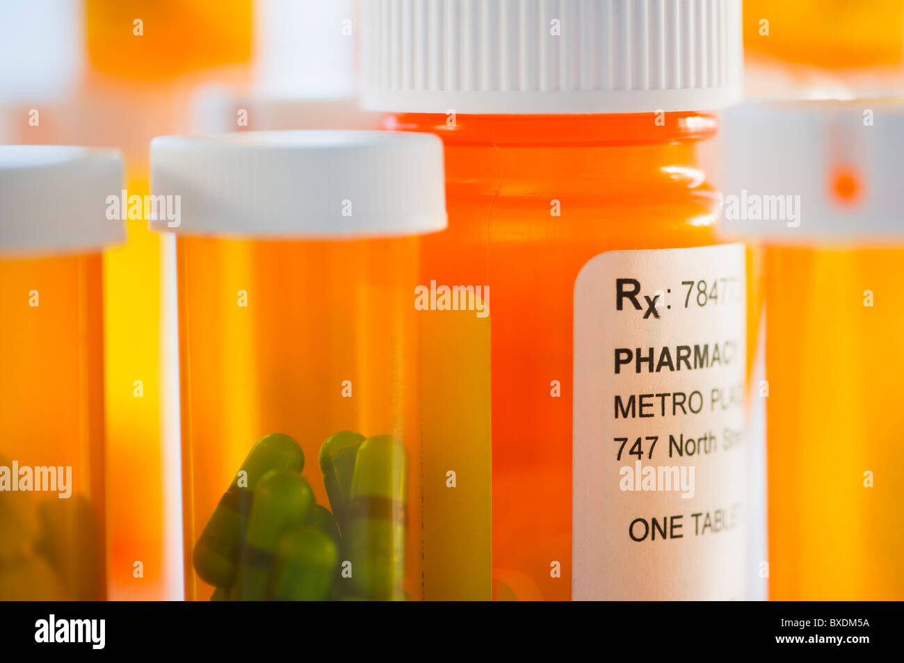 Bottles of prescription medication Stock Photo - Alamy