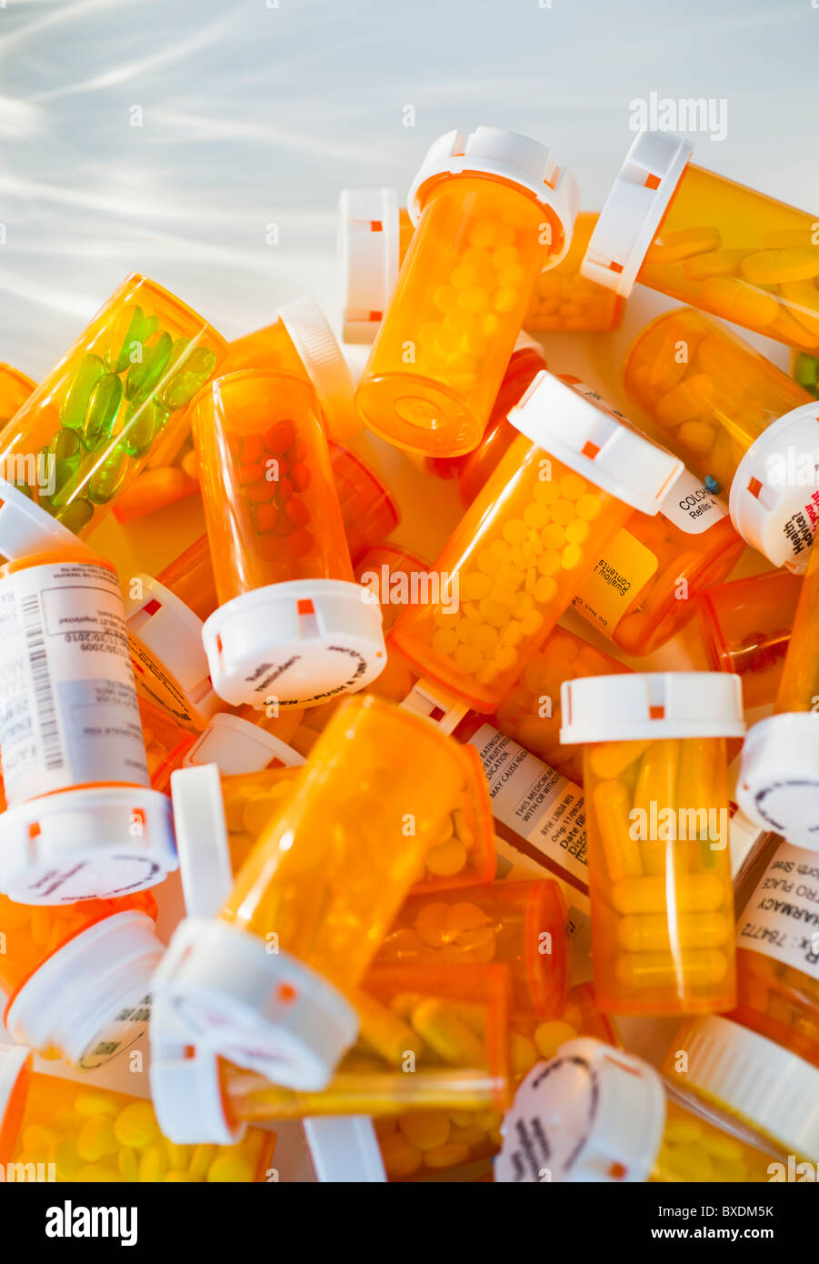 Bottles of prescription medication Stock Photo - Alamy