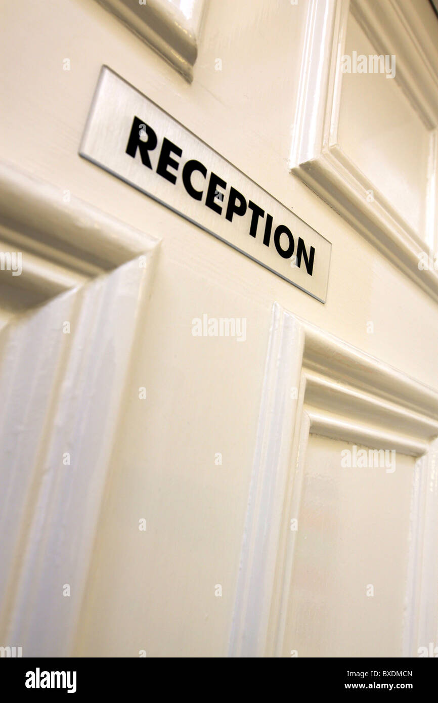 Office reception door hi-res stock photography and images - Alamy