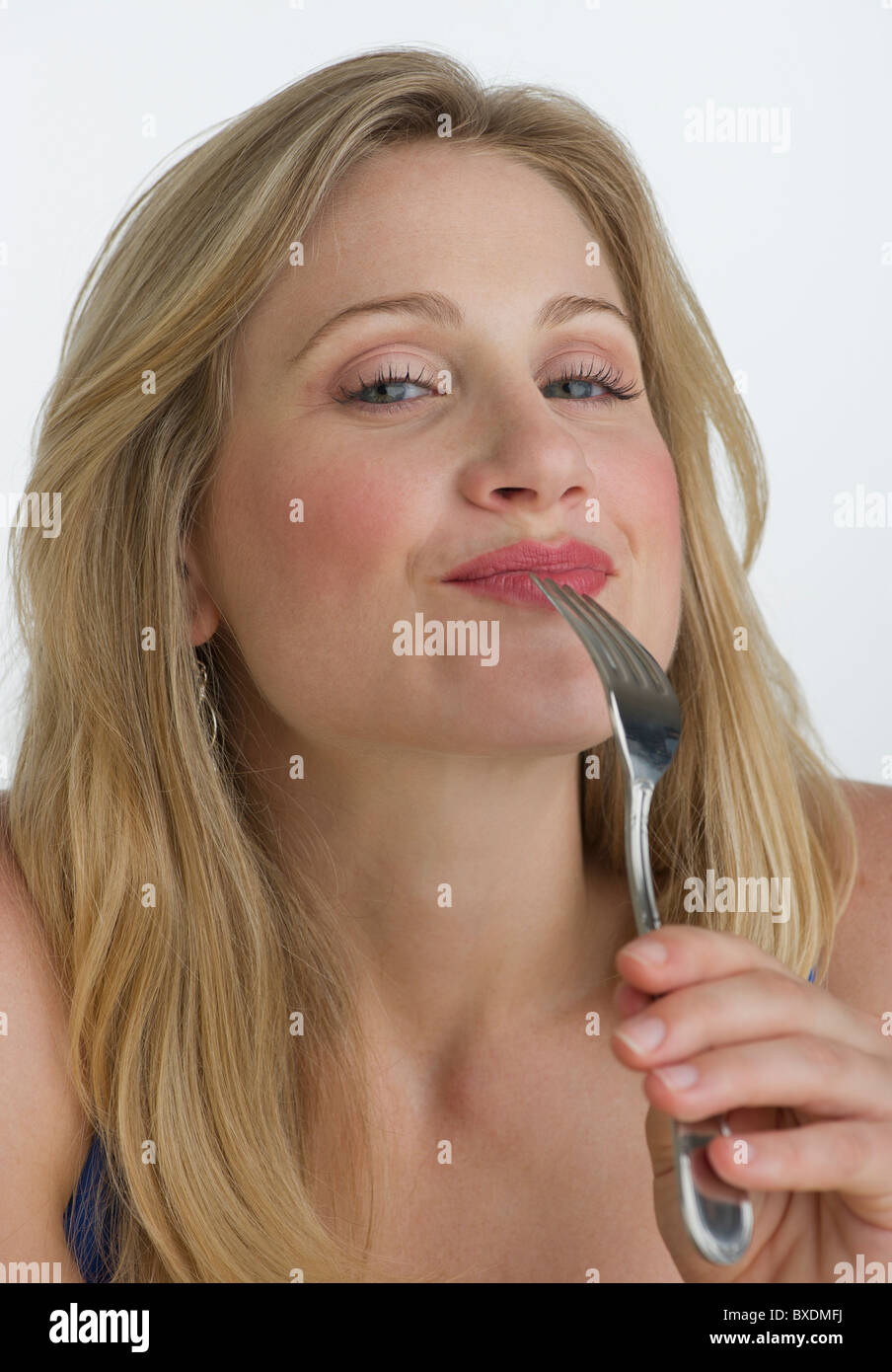 Holding a fork hi-res stock photography and images - Alamy