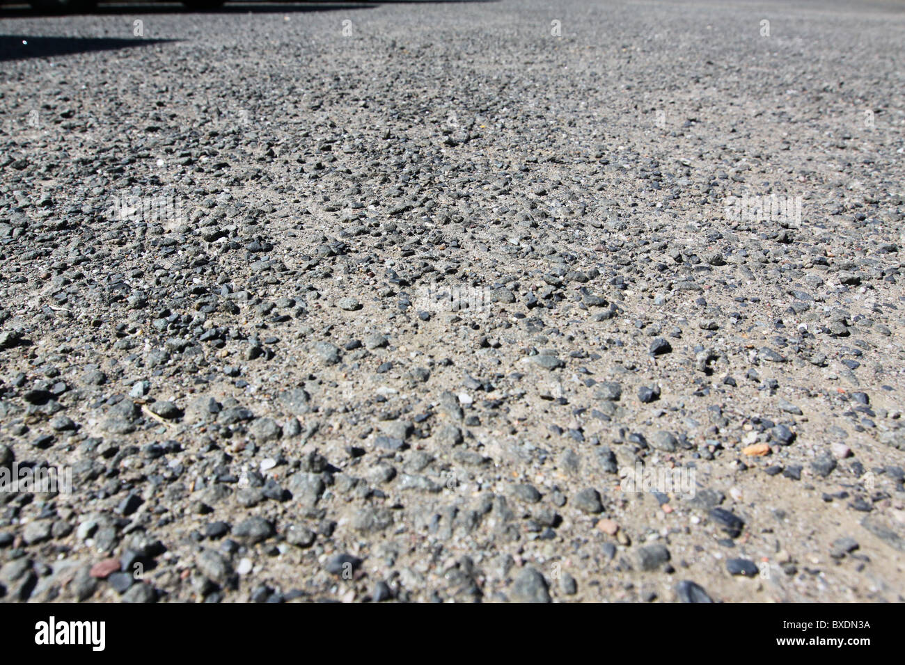 Open textured gravel car park surface Stock Photo - Alamy