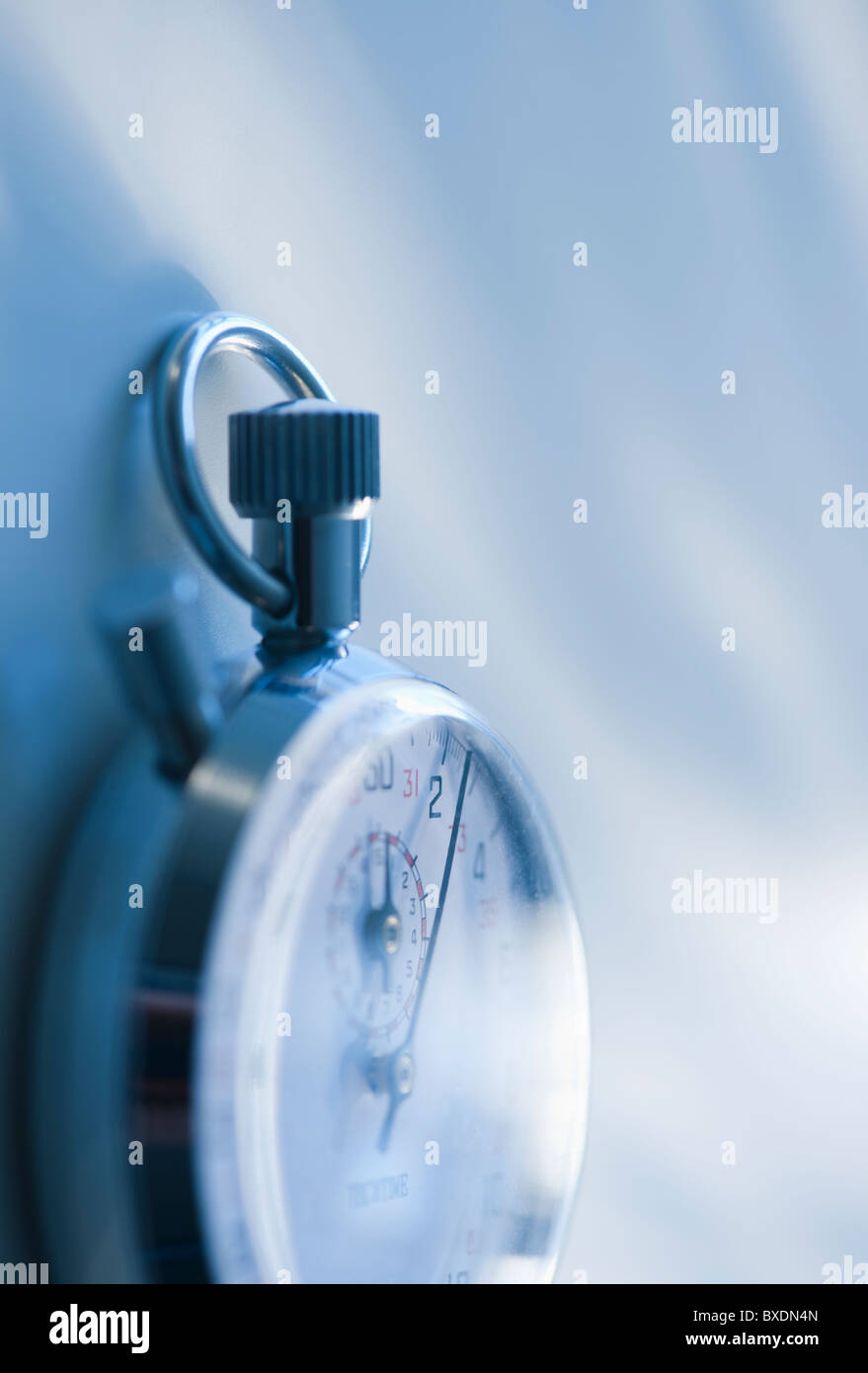 Silver stopwatch hi-res stock photography and images - Alamy