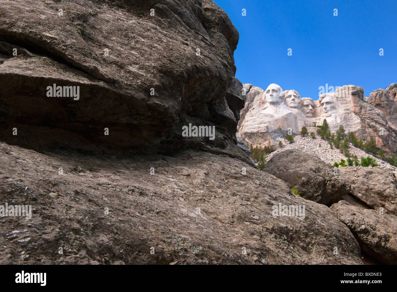 Low angle view mount rushmore hi-res stock photography and images - Alamy