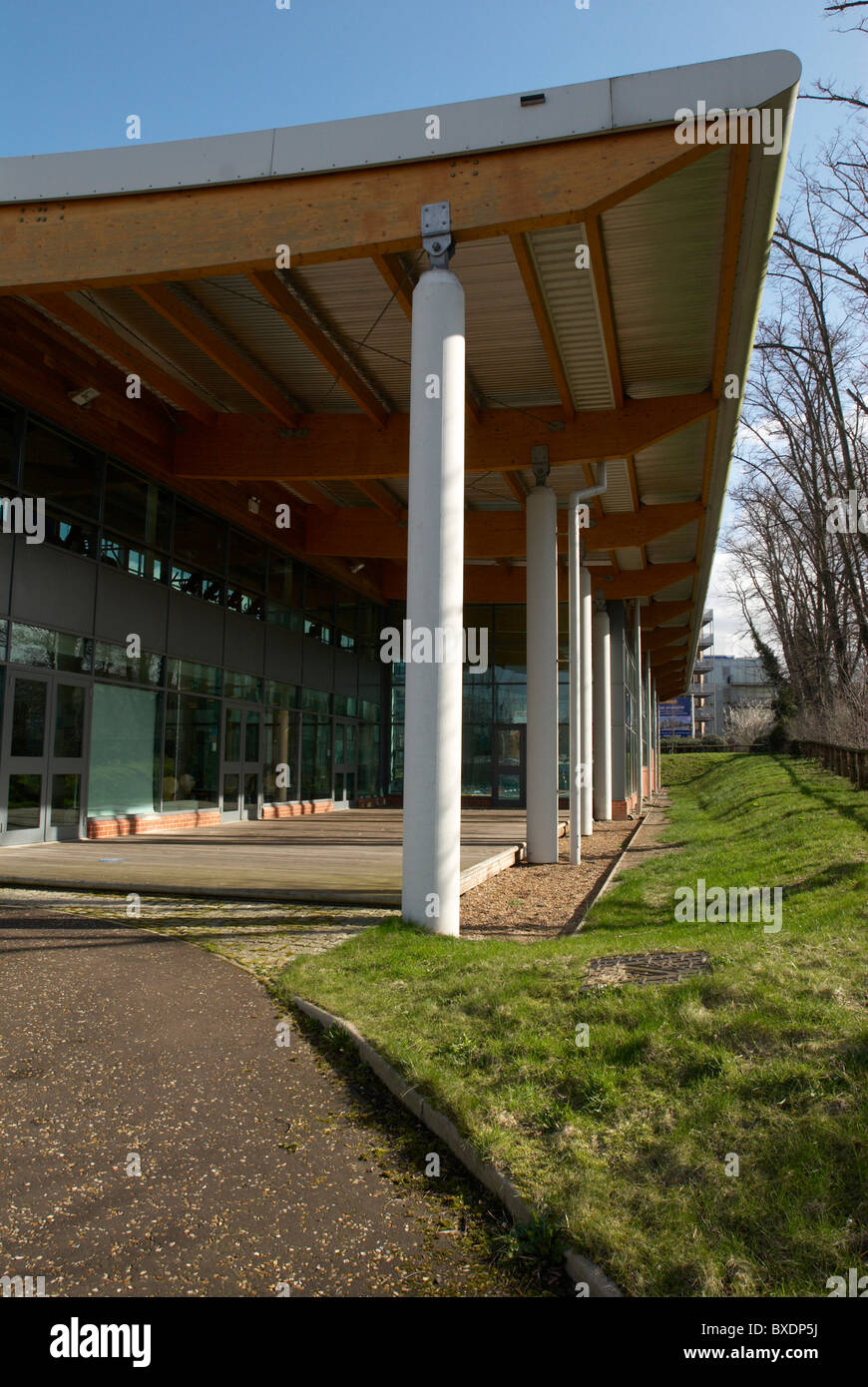 Modern swimming pool complex Norwich United Kingdom Stock Photo - Alamy