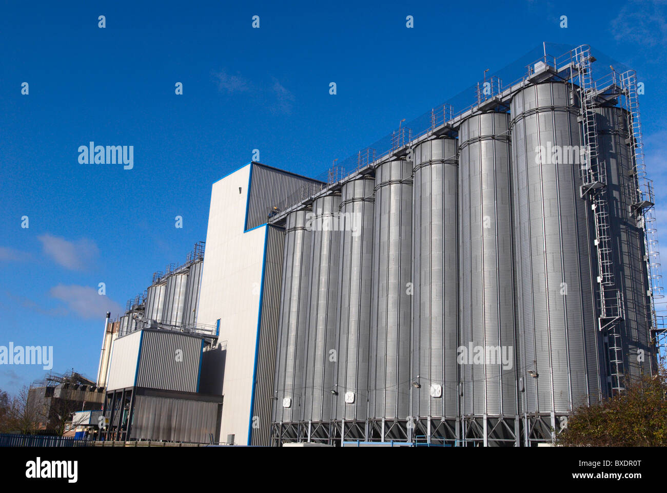 Malting production factory Witham UK Stock Photo - Alamy