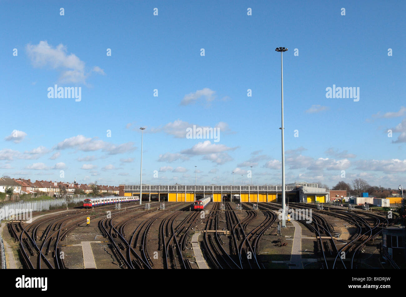 London underground depot hi-res stock photography and images - Alamy