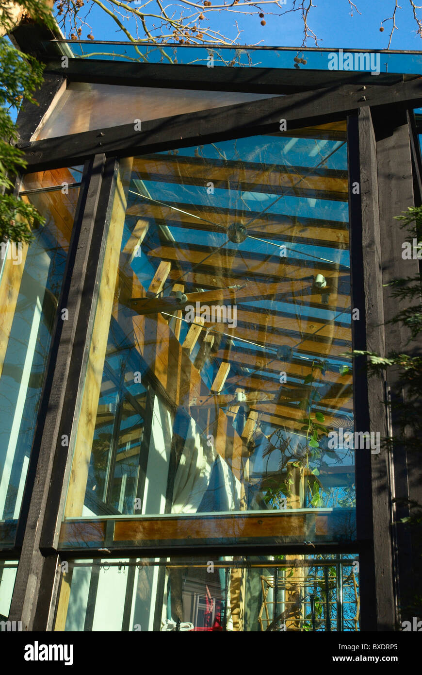 Walter Segal inspired self-build timber frame house Lewisham London UK ...