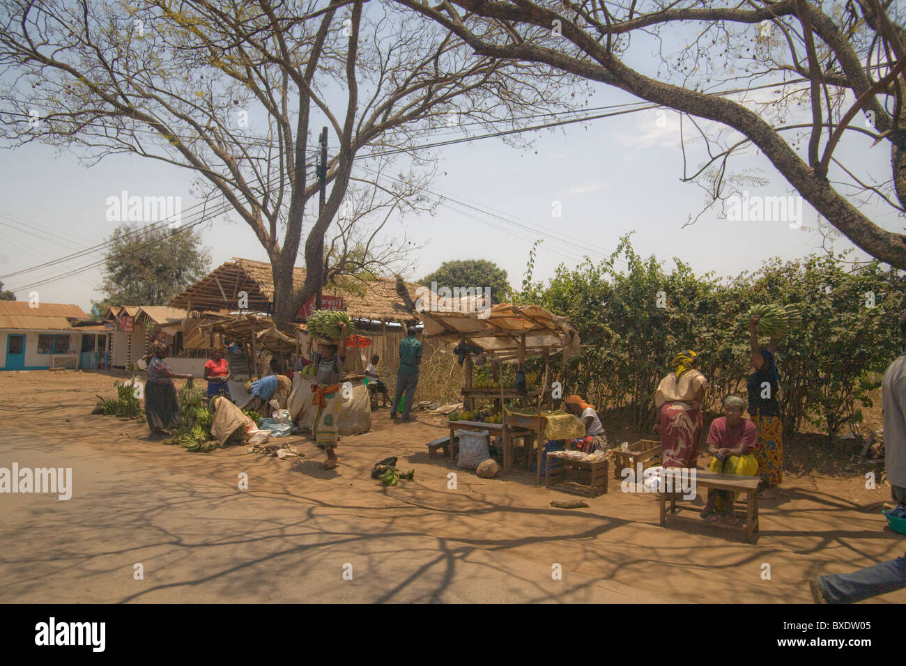 African village life hi-res stock photography and images - Alamy