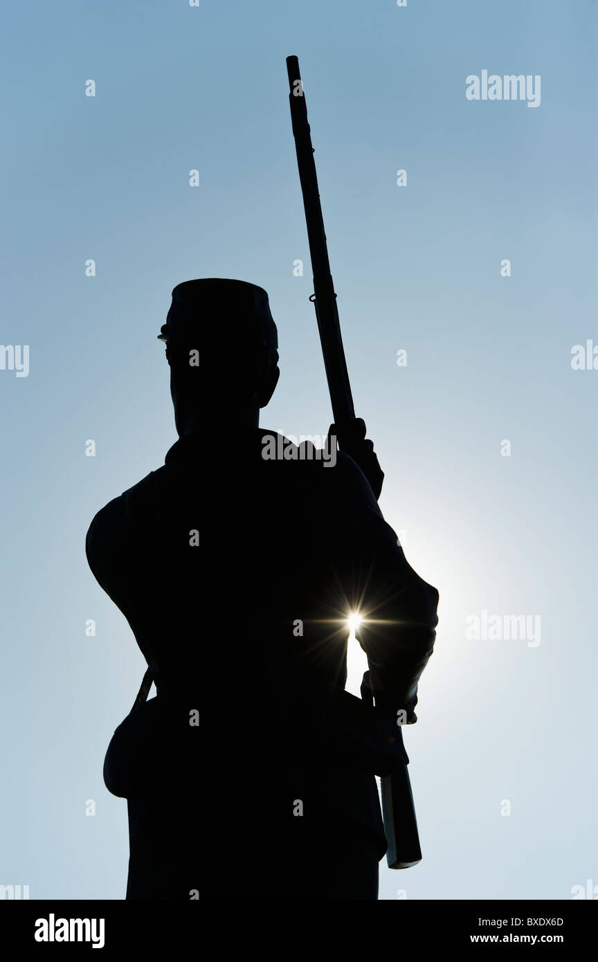 11th Pennsylvania infantry statue Stock Photo - Alamy