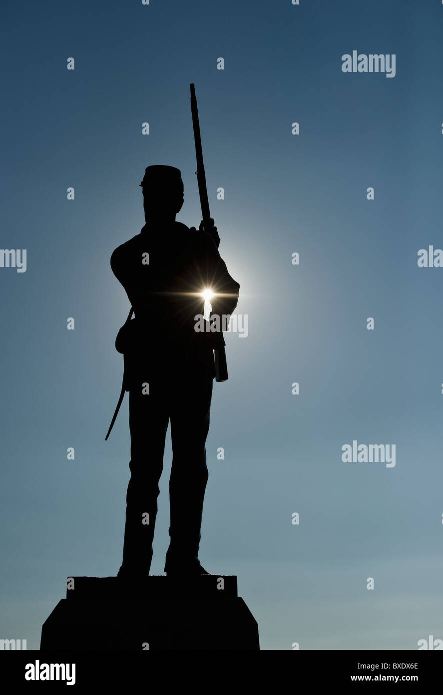 11th Pennsylvania infantry statue Stock Photo - Alamy