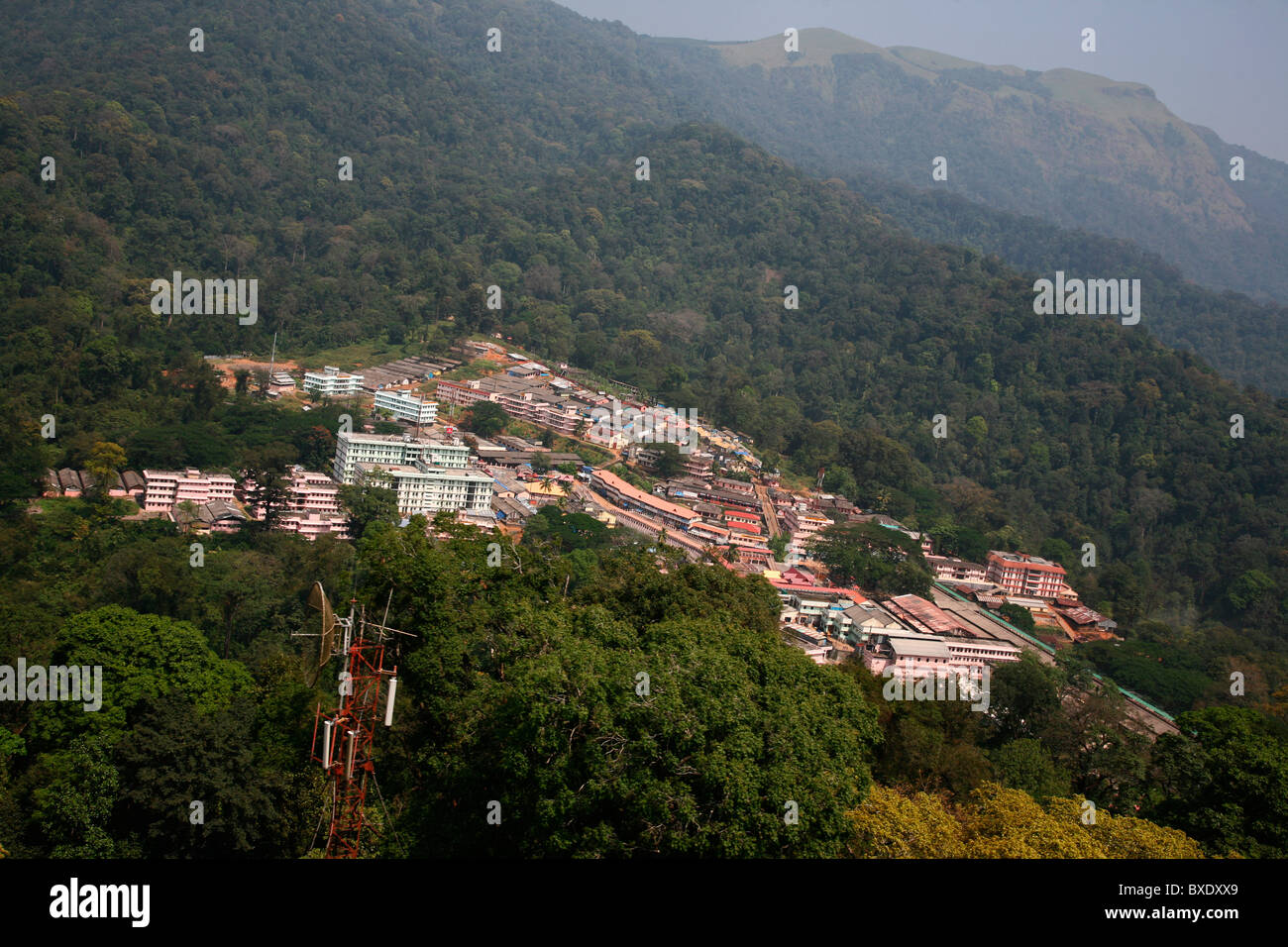 Aerial photograph of Sabrimala shrine, Kerala, India Stock Photo - Alamy