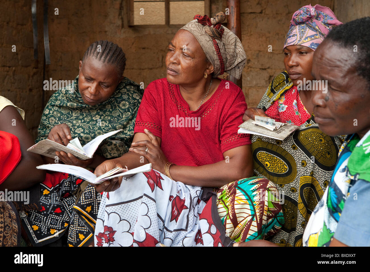 Women attend a community meeting in Iringa, Tanzania, East Africa Stock ...