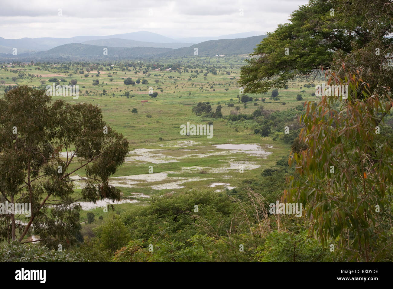 Ruaha River Valley as seen from Iringa, Tanzania, East Africa Stock ...