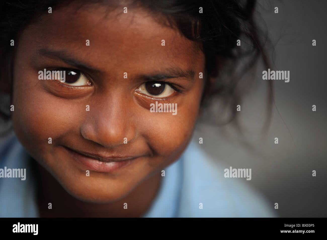 Beautiful girl Andhra Pradesh South India Stock Photo - Alamy