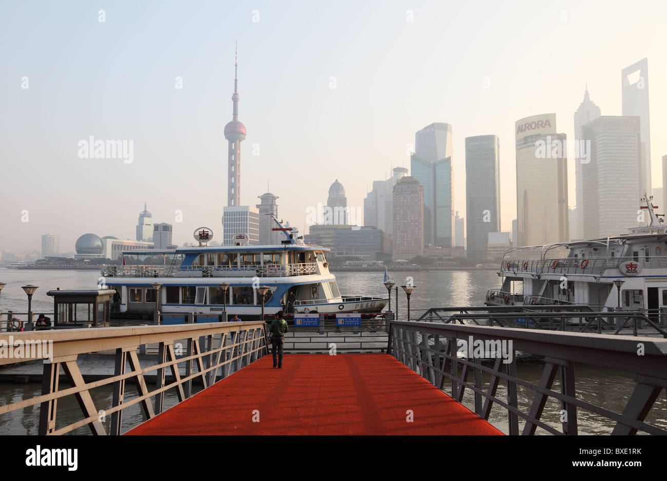 The ferry footbridge hi-res stock photography and images - Alamy