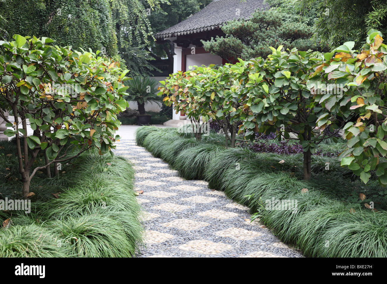 Path in chinese garden hi-res stock photography and images - Alamy