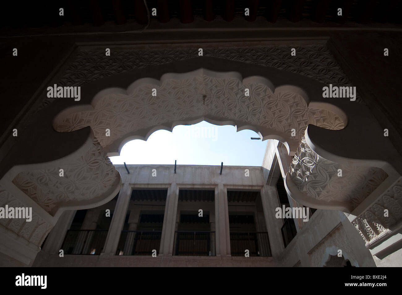 The Al Madrasah Al Ahmadiya (The museum of education) in Deira in Dubai ...