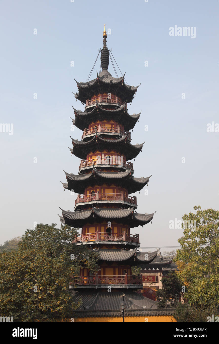 Pagoda at Longhua Temple in Shanghai, China Stock Photo - Alamy