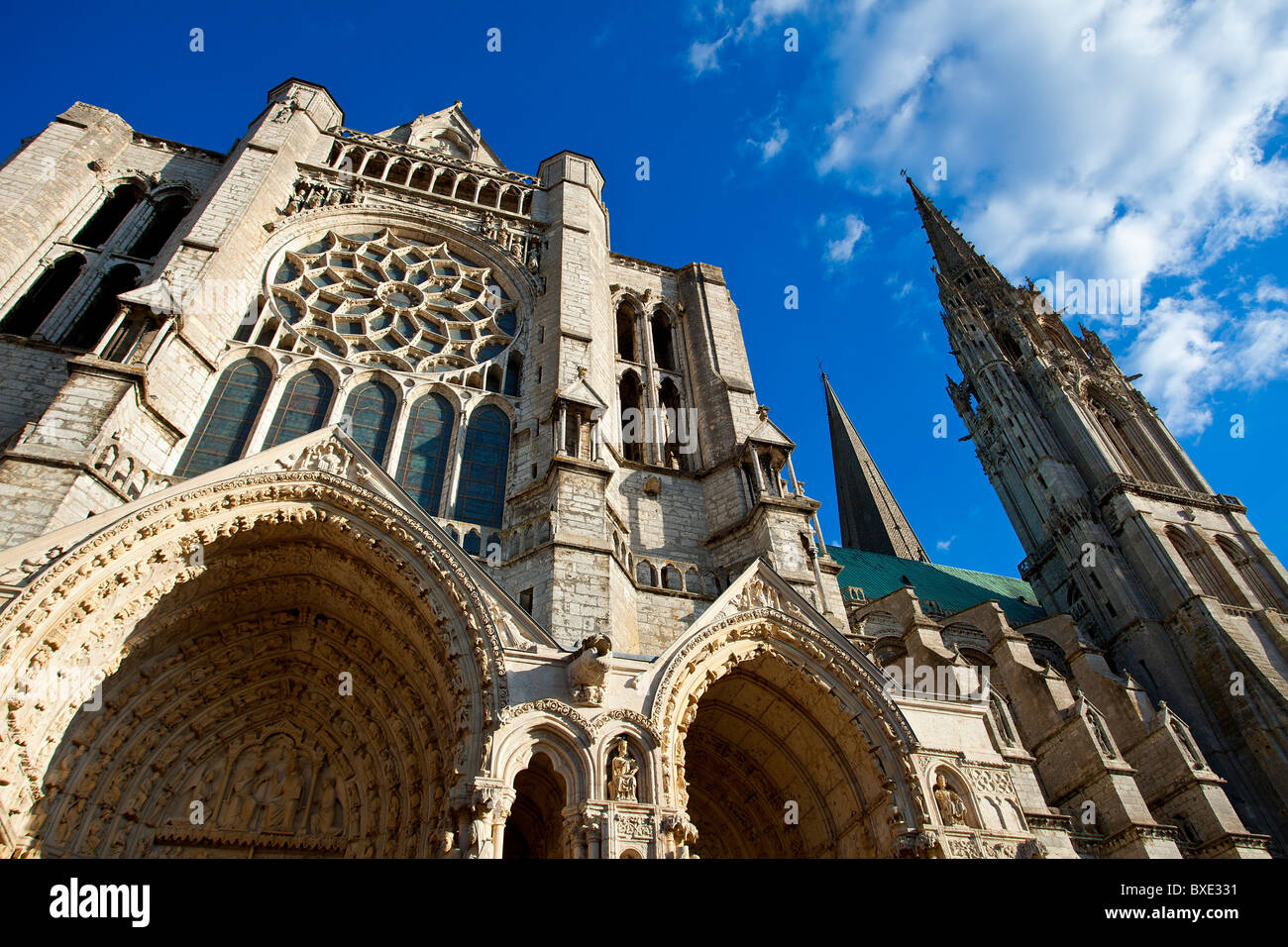 Europe, France, Eure-et-Loir (28), Notre Dame de Chatres Cathedral ...