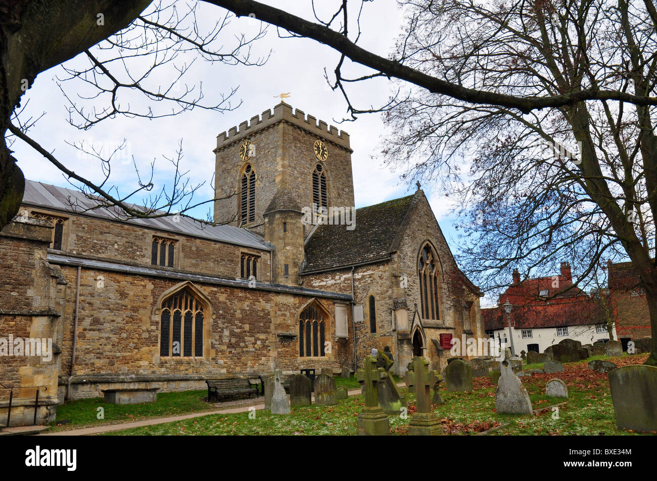 Wantage, Oxon, England. Parish Church of St Peter and St Paul Stock ...