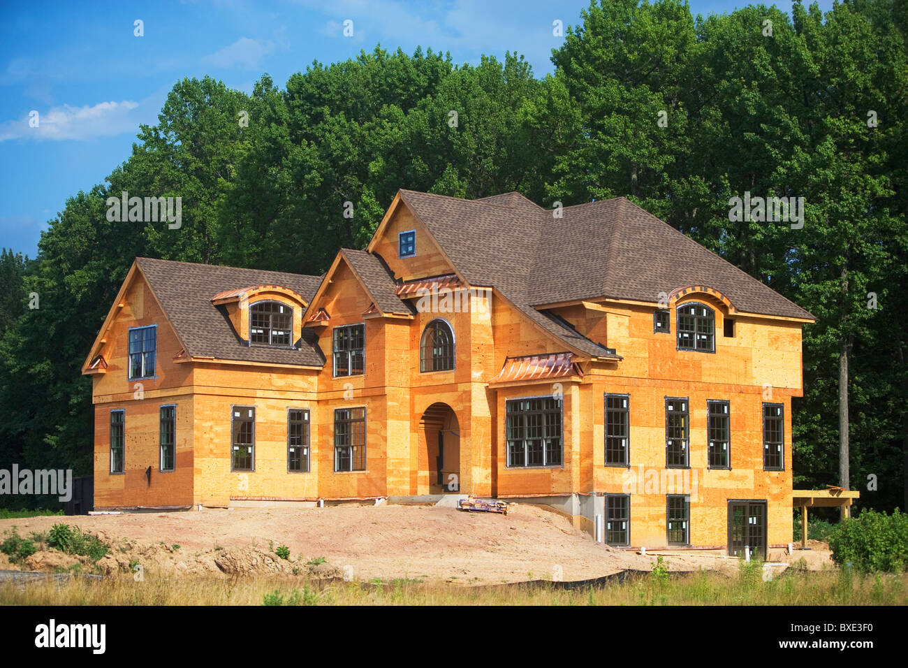 Partially built house Stock Photo - Alamy