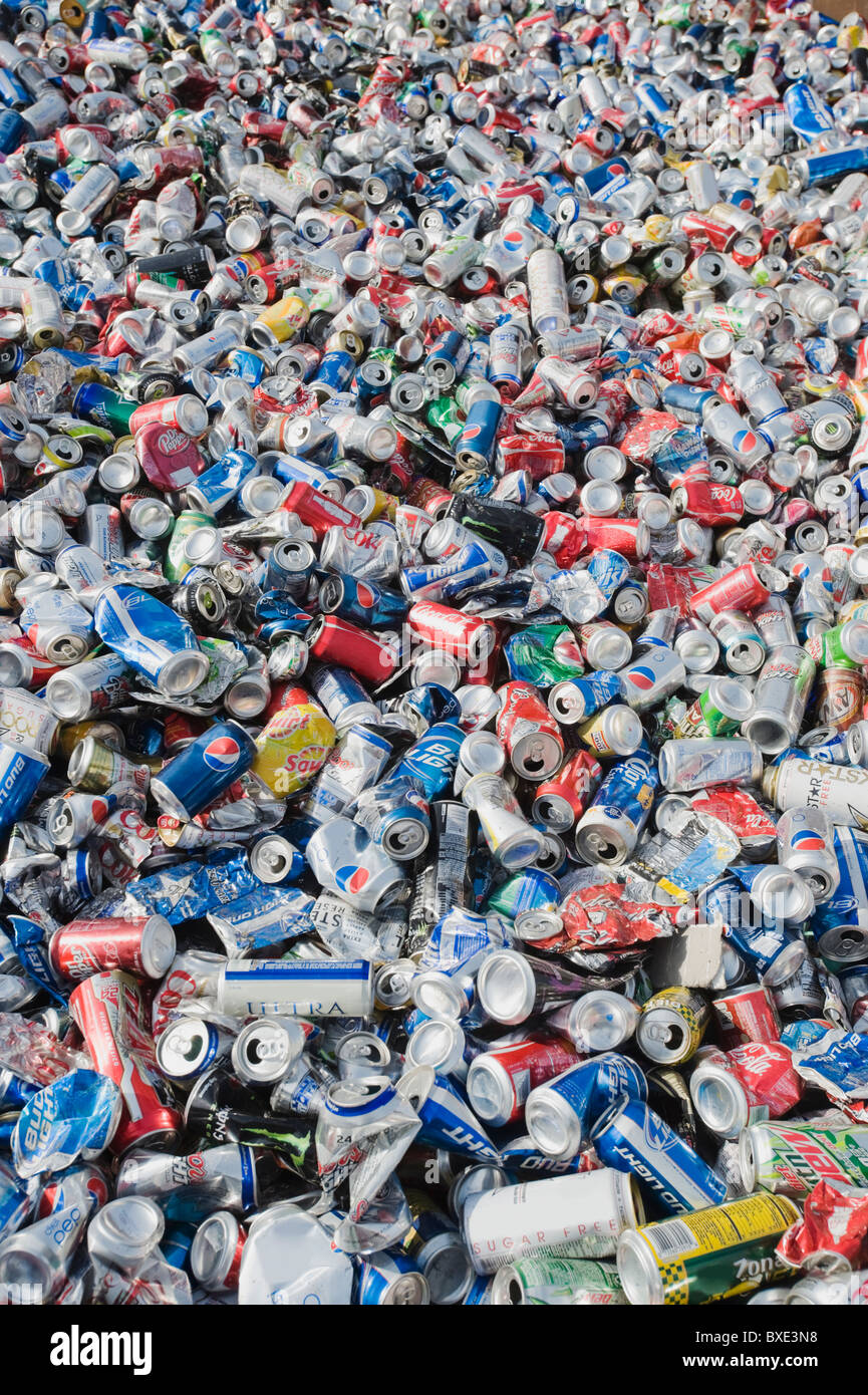Pile of discarded trash cans hi-res stock photography and images - Alamy