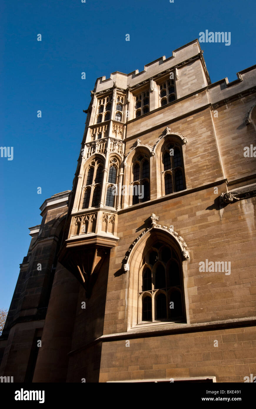 Medieval stone windows from trinity Lane back of Gonville and Caius ...