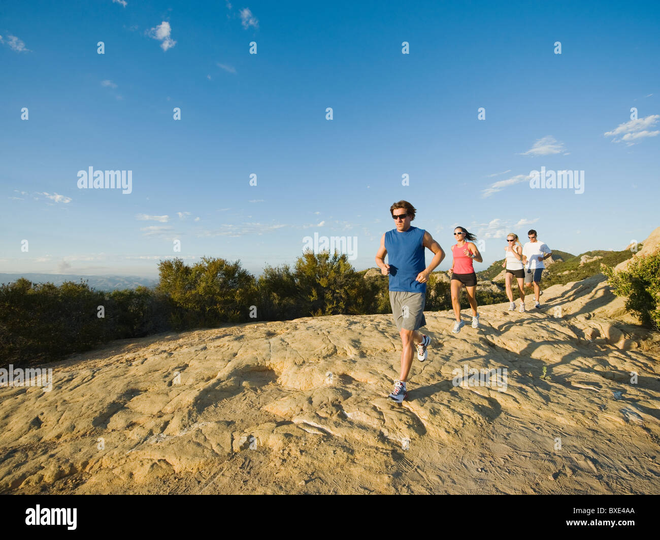 Large group athletes runners hi-res stock photography and images - Alamy