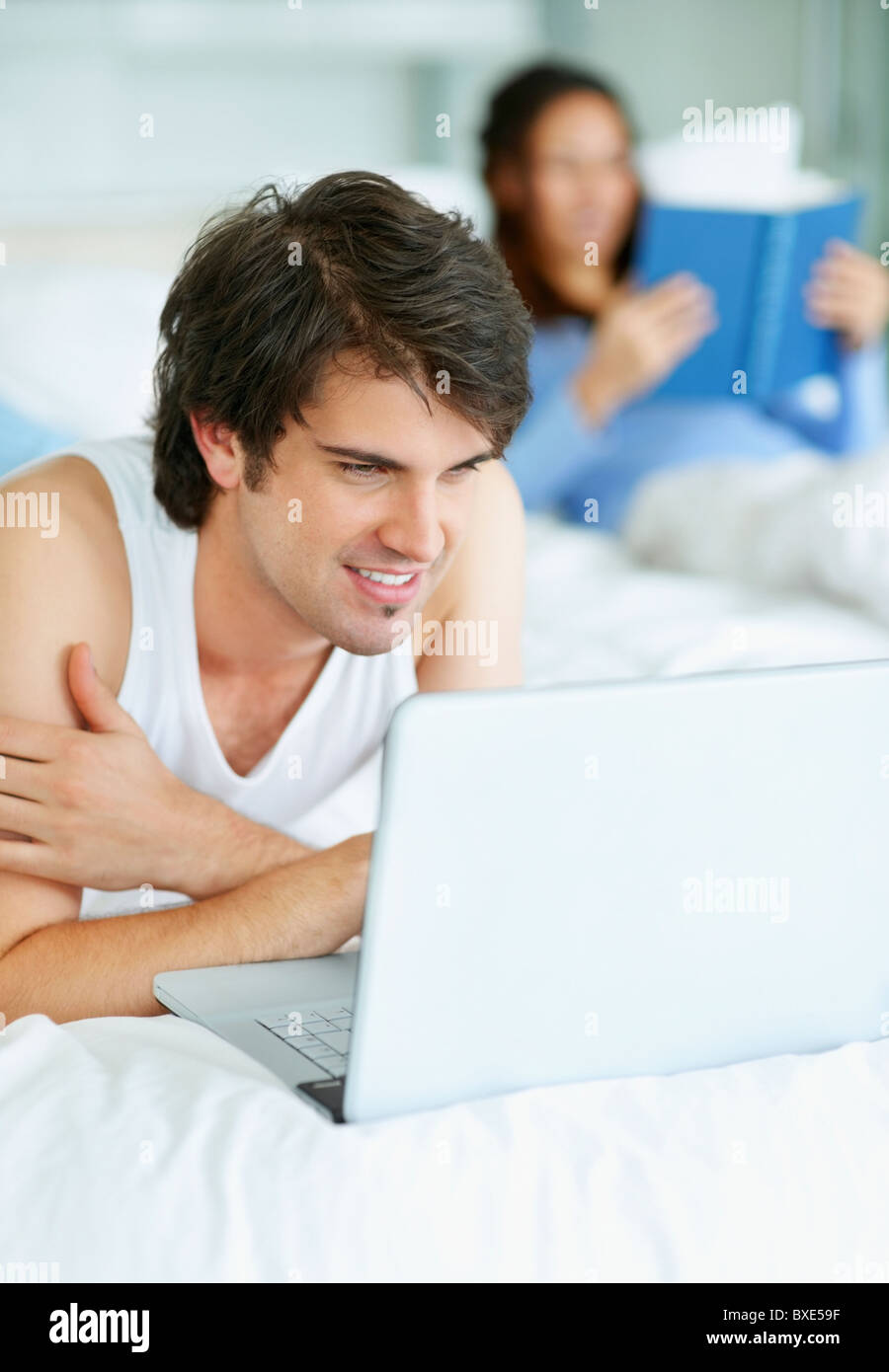 Man browsing the internet Stock Photo - Alamy Man browsing the internet Stock Photo - Alamy