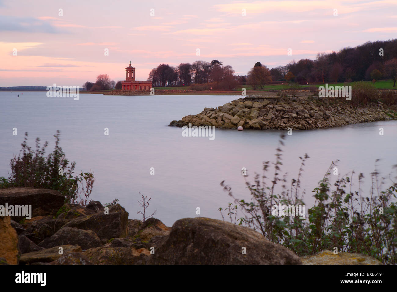 Rutland water normanton church hi-res stock photography and images - Alamy