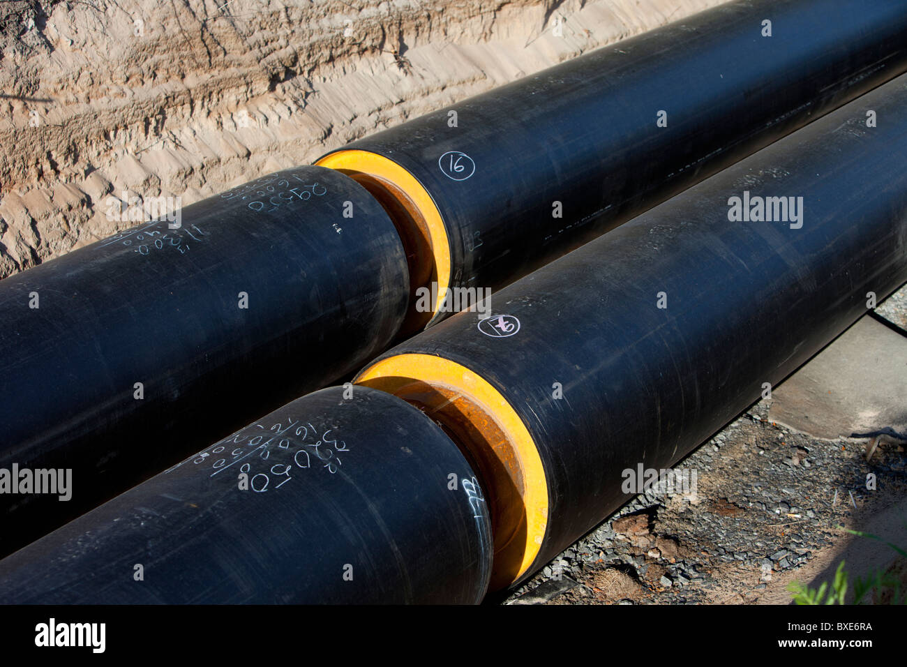 District heating pipeline on pipeline hi-res stock photography and ...