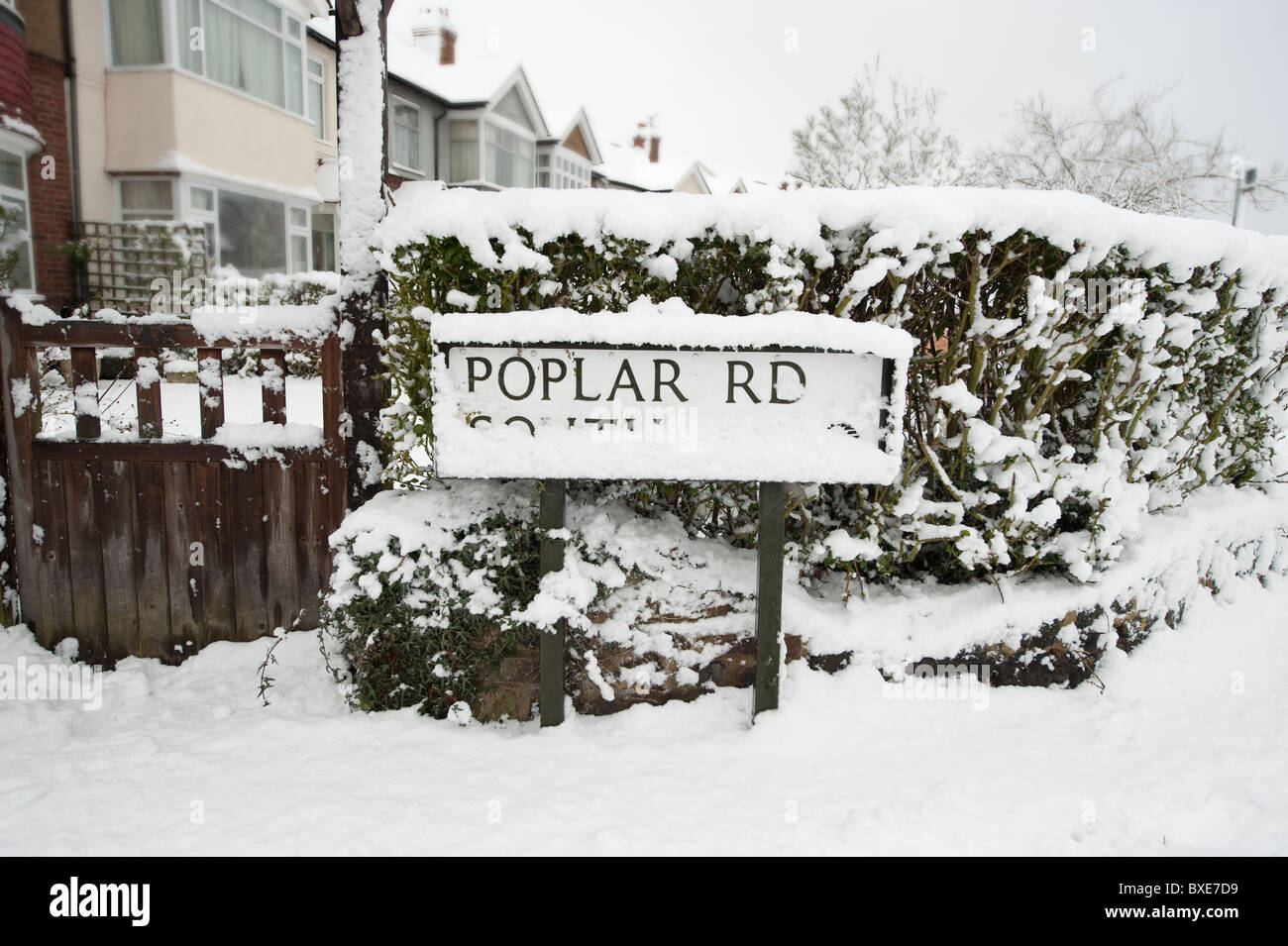 Heavy Snow Fall, London, England, UK Stock Photo - Alamy