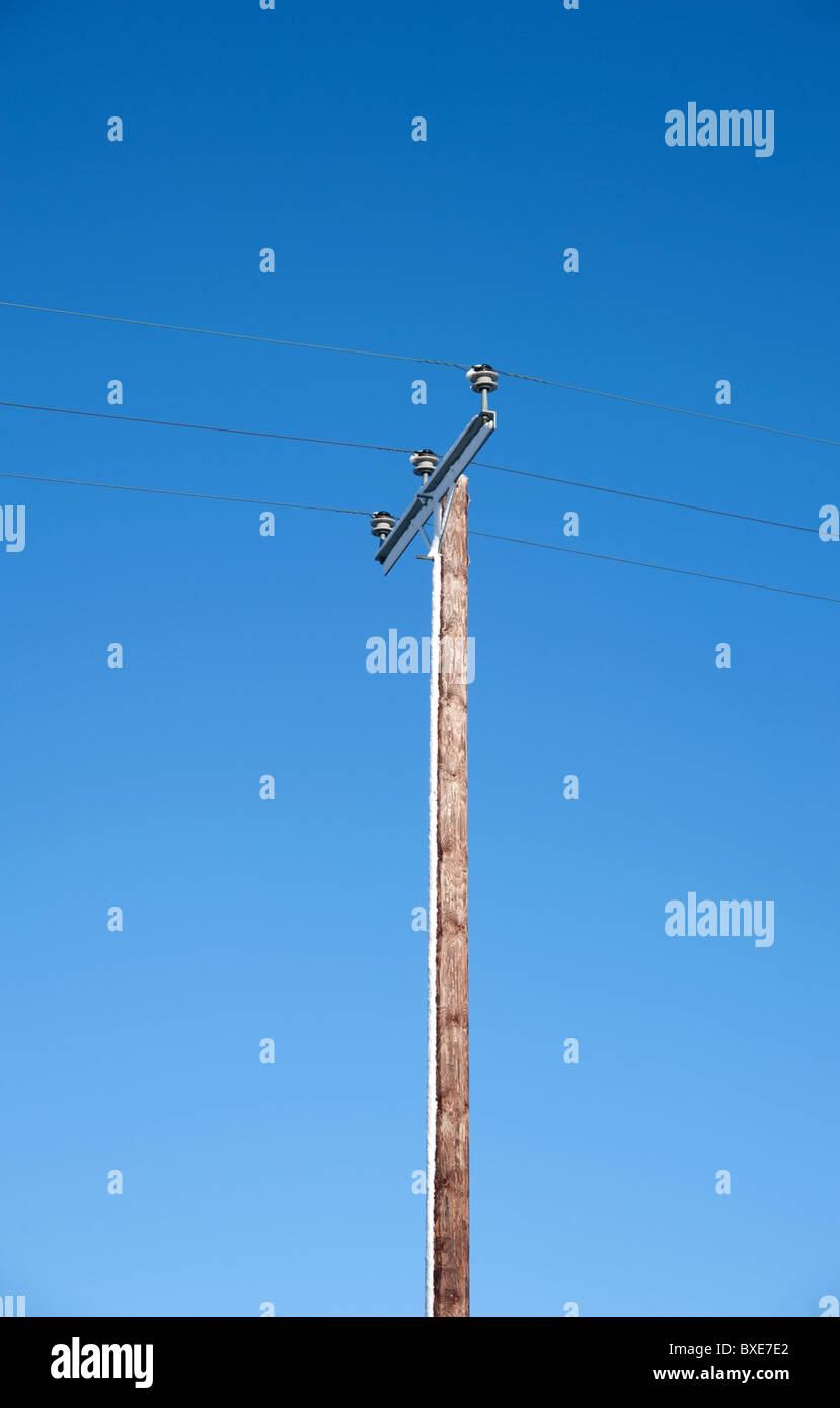 Electricity pylon utility pole hi-res stock photography and images - Alamy