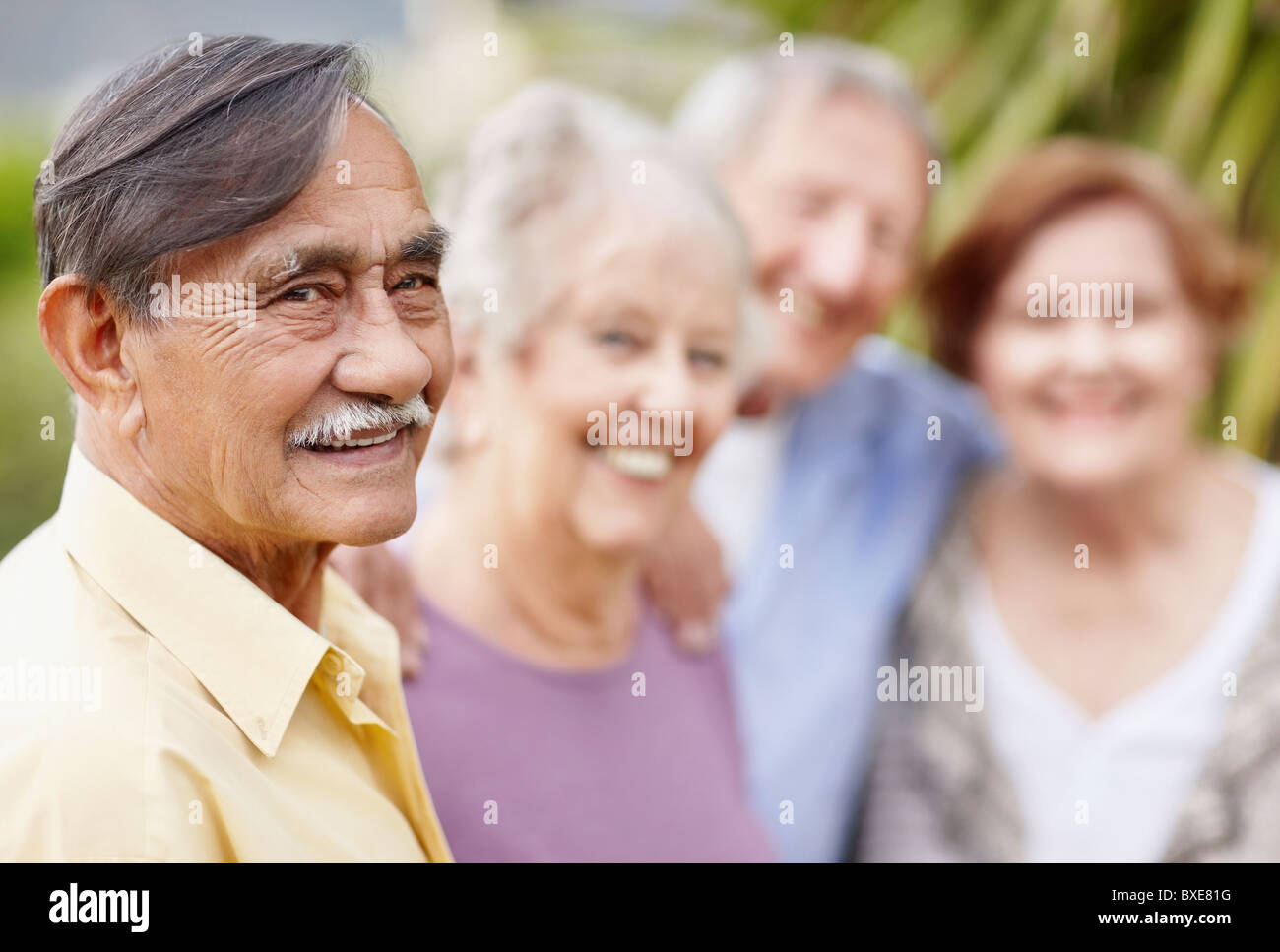 Mature adults 70 years group hi-res stock photography and images - Alamy