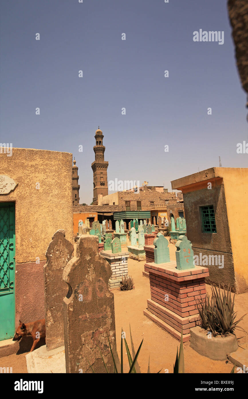 The Northern Cemetery or City of Dead area in Old city of Cairo, Egypt ...