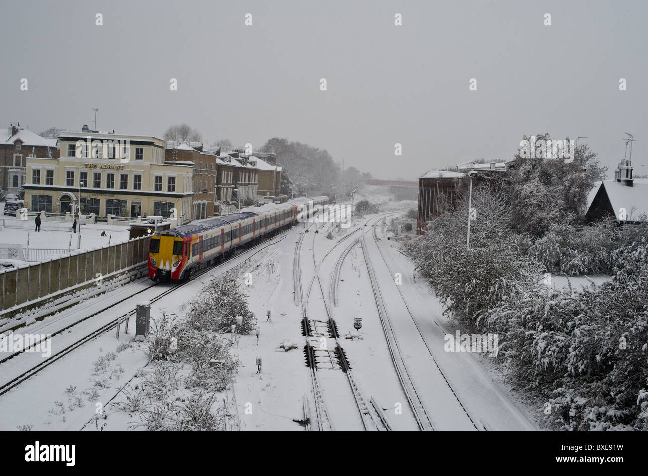 Snowy tracks of south west hi-res stock photography and images - Alamy