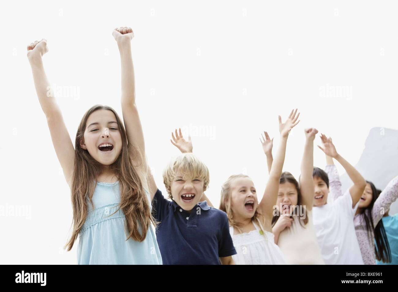 Group of happy children Stock Photo - Alamy