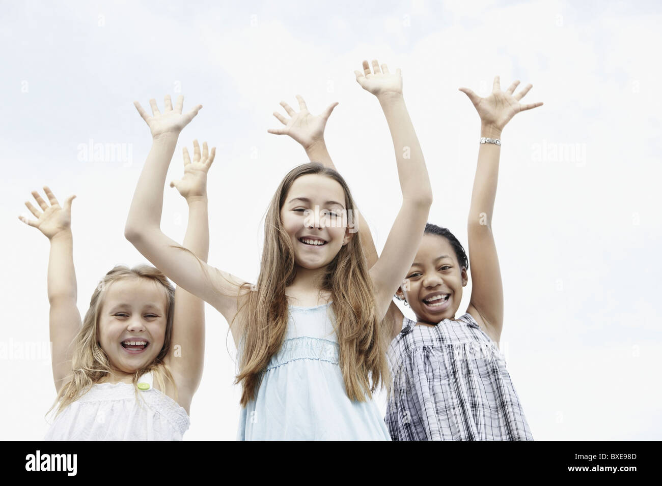 Group celebration half happy female white hi-res stock photography and ...