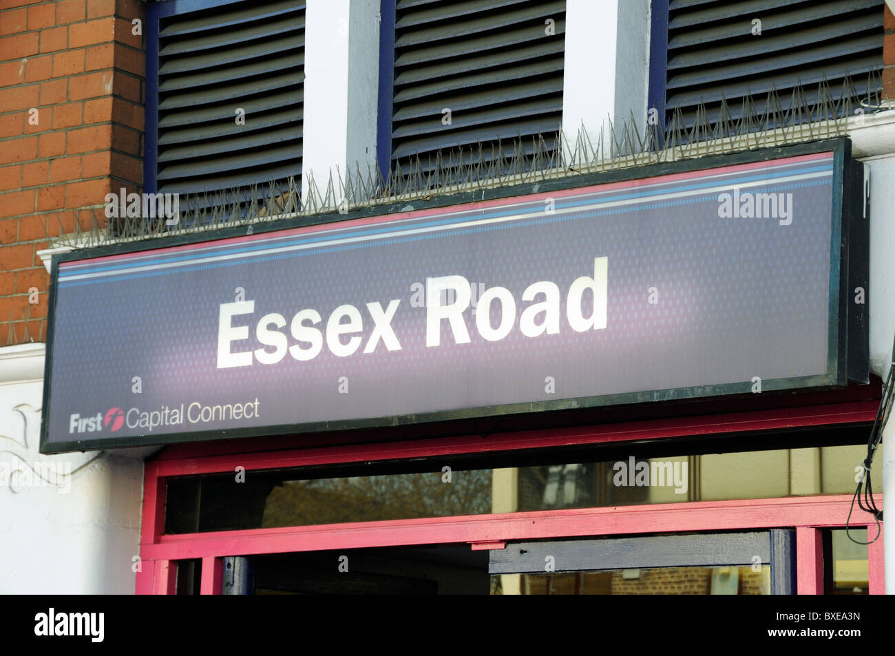 Essex Road Station Sign Canonbury Islington London England UK Stock ...