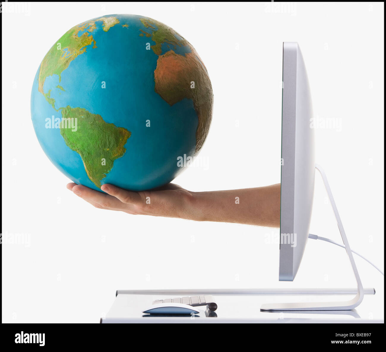 Monitor arm hi-res stock photography and images - Alamy