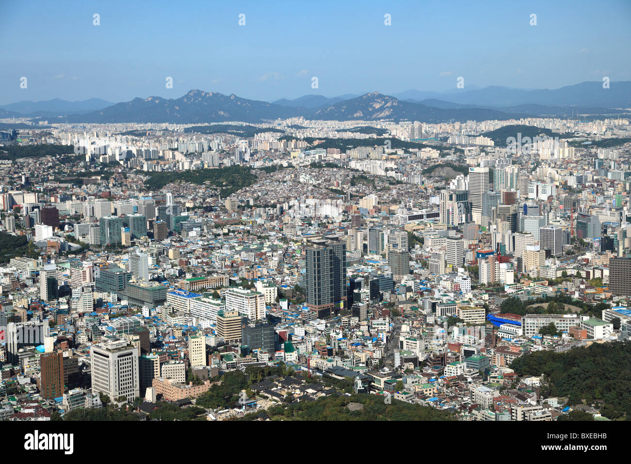 Seoul Overview High Resolution Stock Photography and Images - Alamy