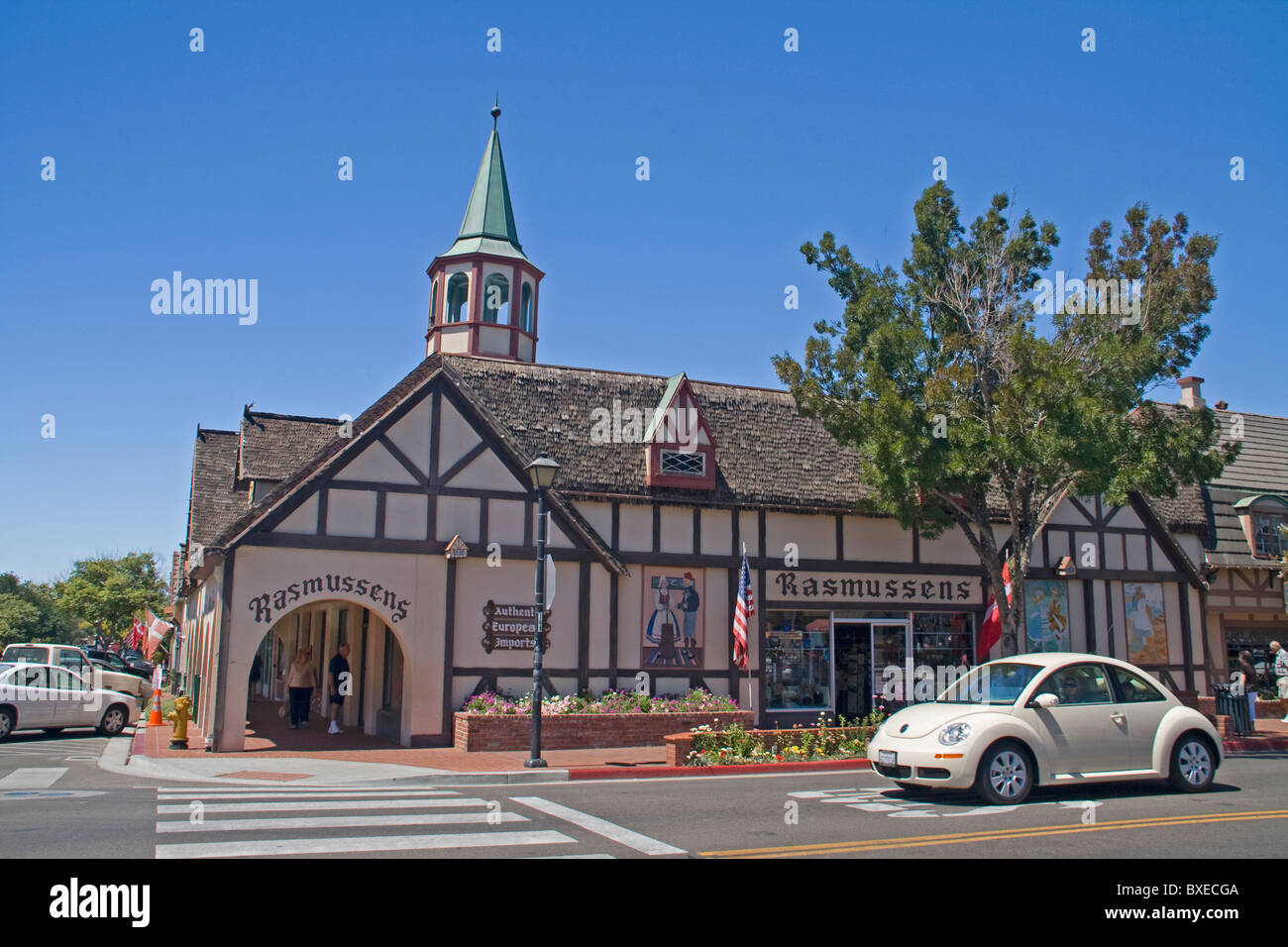 Solvang - Danish town in California Stock Photo - Alamy