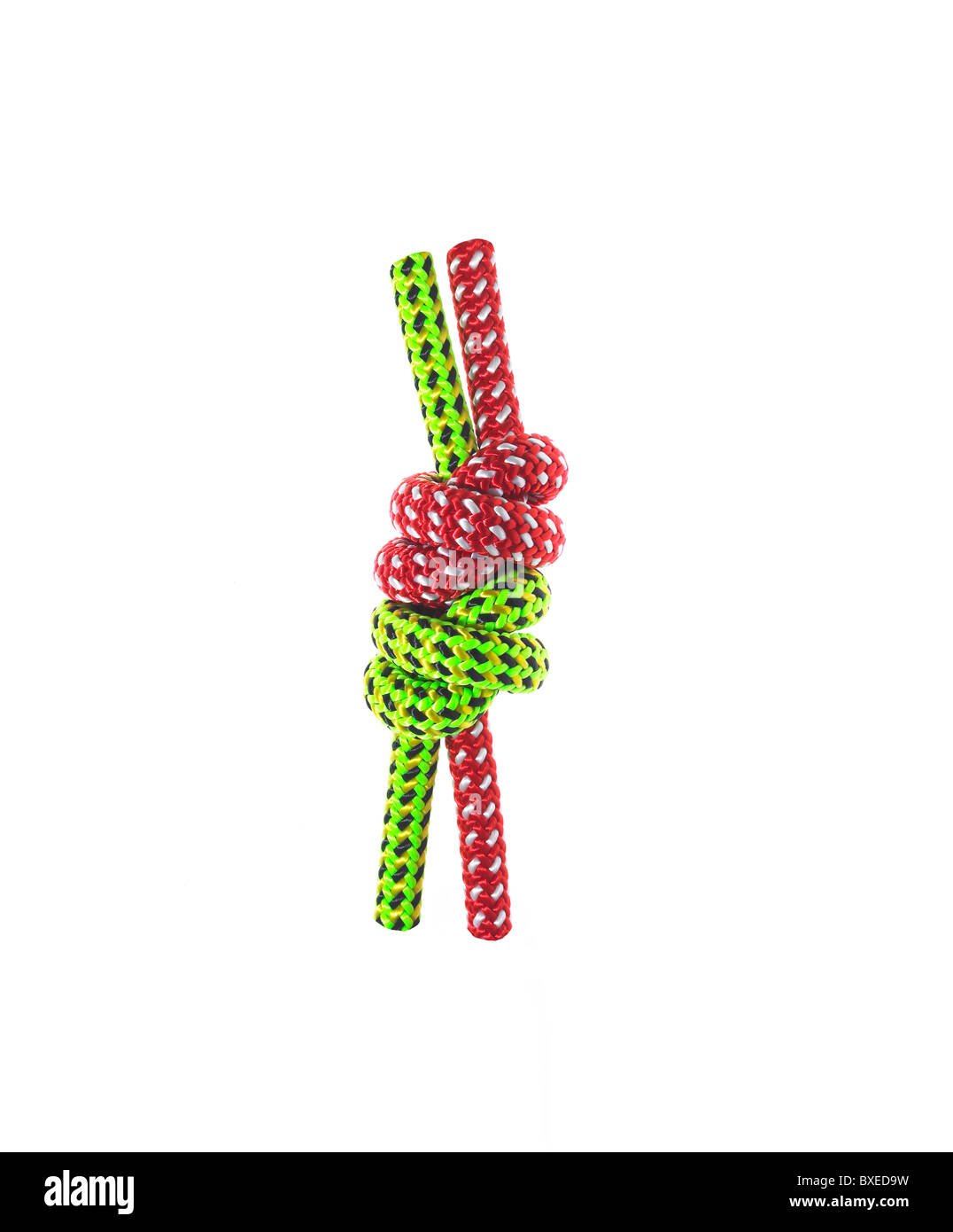 Two ropes tied Cut Out Stock Images & Pictures - Alamy